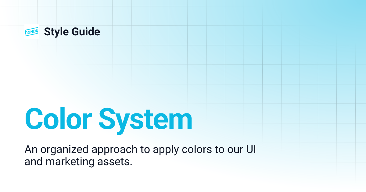 Color System | Style Guide